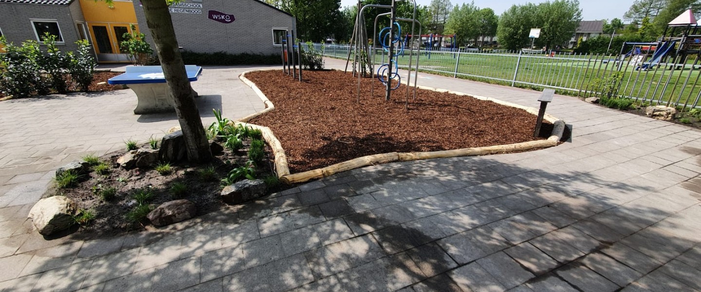 Groene schoolpleinen | Heijbers & Verkleij - Hoveniers